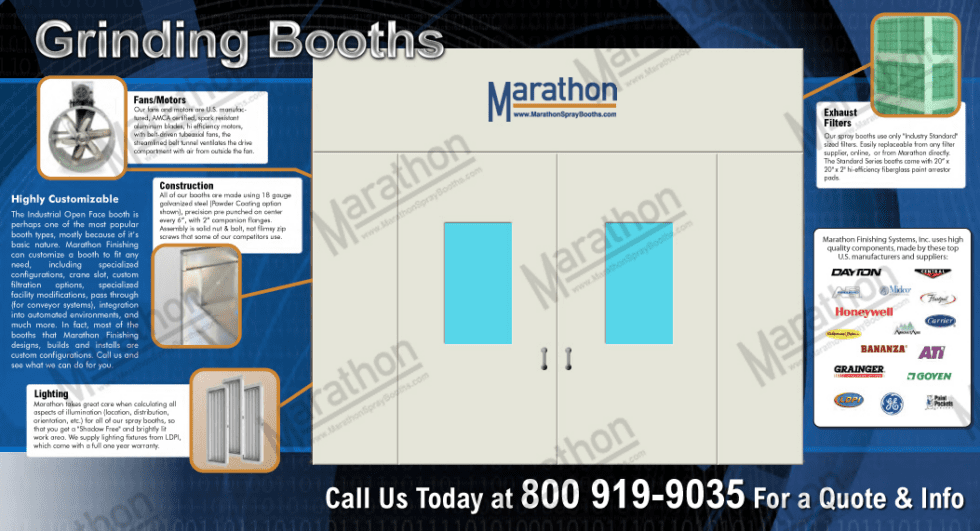 Sanding and Grinding Booths - Marathon Spray Booths