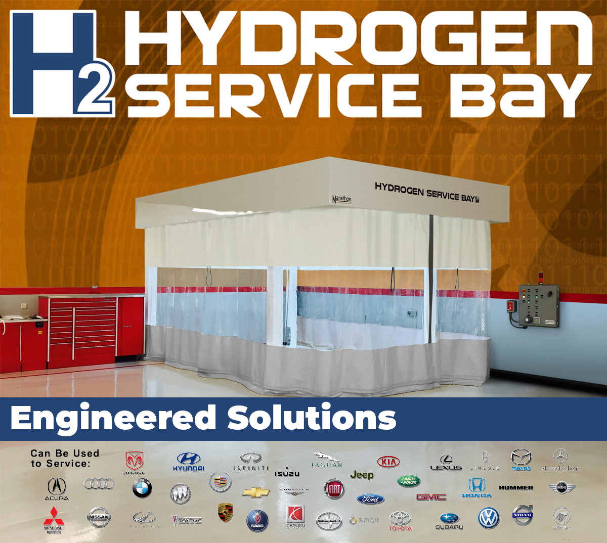 Hydrogen Service Bays - Marathon Spray Booths