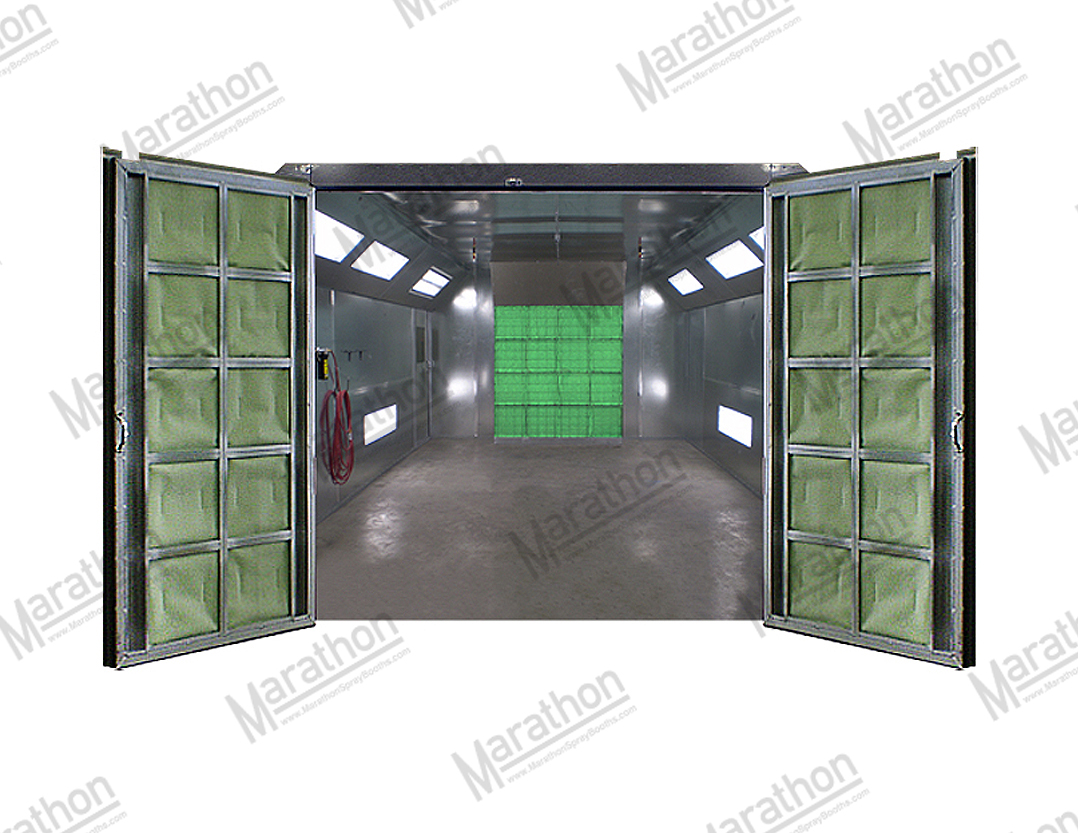 Woodworking Spray Paint Booth for Sale- Front Air Flow
