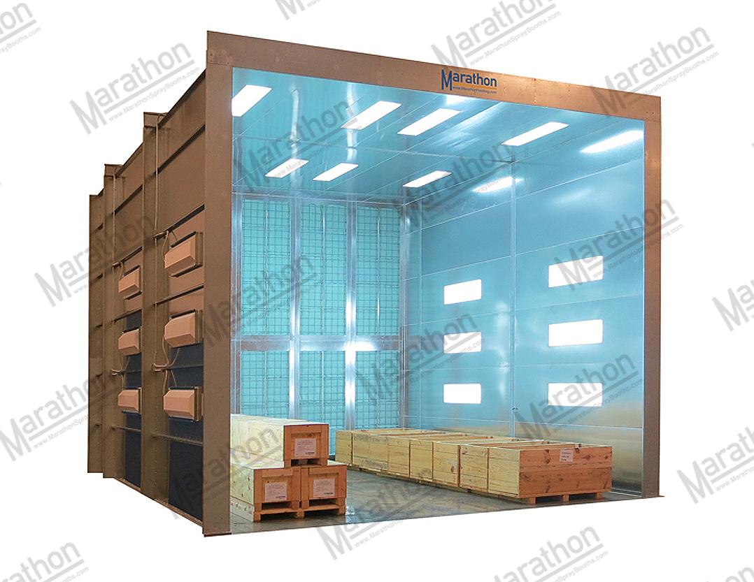 Open Face Woodworking Spray Paint Booth | Marathon