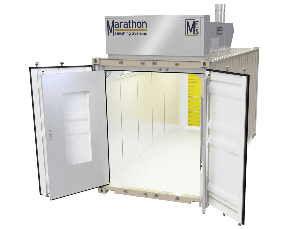 Mobile Shipping Container Spray Paint Booths - Get Yours Now