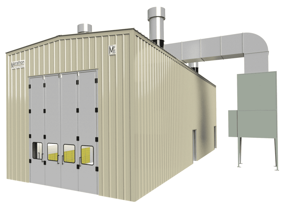Outdoor Rated Paint Booths | Marathon Spray Booths