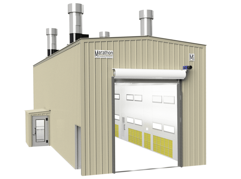 Outdoor Rated Paint Booths | Marathon Spray Booths