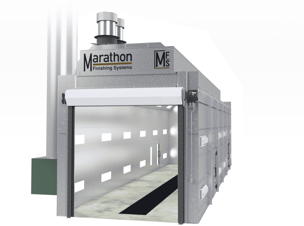 Industrial Full Down Draft Booths | Marathon Spray Booths