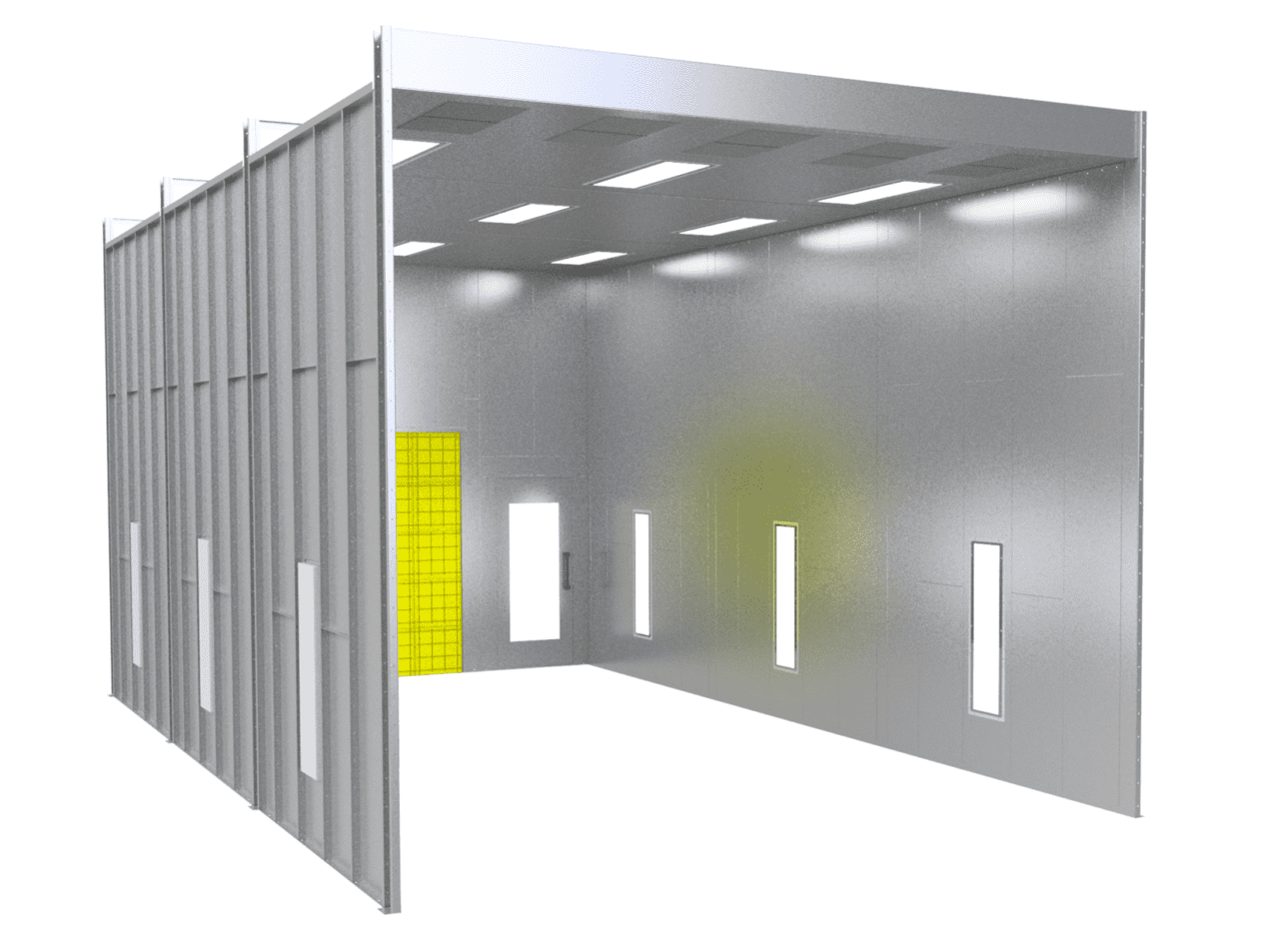Industrial Open Face Spray Paint Booths | Marathon Spray Booths